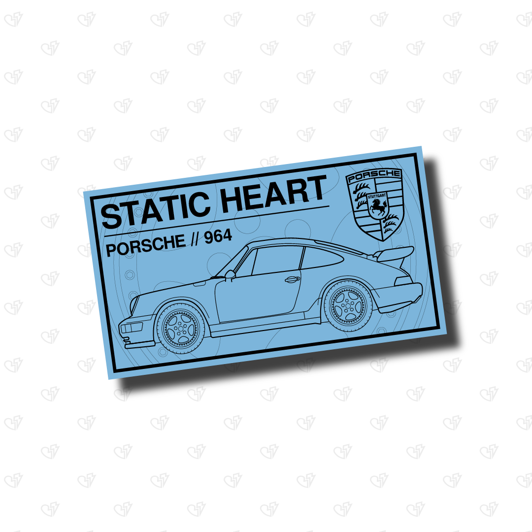Car Stickers – Static Heart